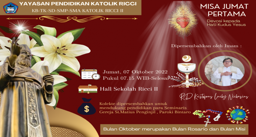 PERAYAAN MISA JUMAT PERTAMA | SMA KATOLIK RICCI II