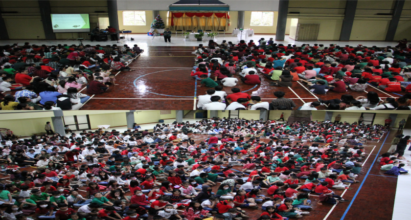 Misa Natal Bersama Unit SD dan SMA | SMA KATOLIK RICCI II